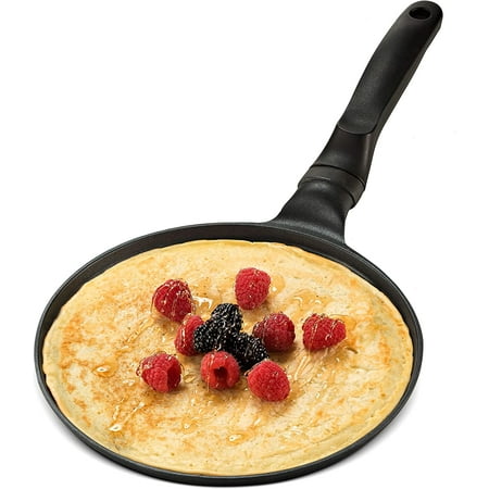XBRW Black Induction Crepe Pan, with PFOA Free Nonstick Coating | Ideal ...