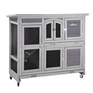 Kaytee Rabbit Hutch 2-Story 48 Inches - Walmart.com