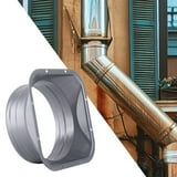 oshhnii Air Vent Duct Connector Metal Straight Ventilation Pipe Fitting ...