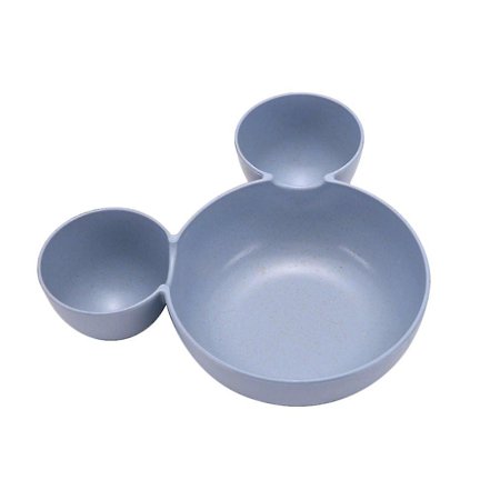 Kid Cartoon Mickey Bowl Dishes Lunch Box Rice Feeding Bowl Wheat Straw ...