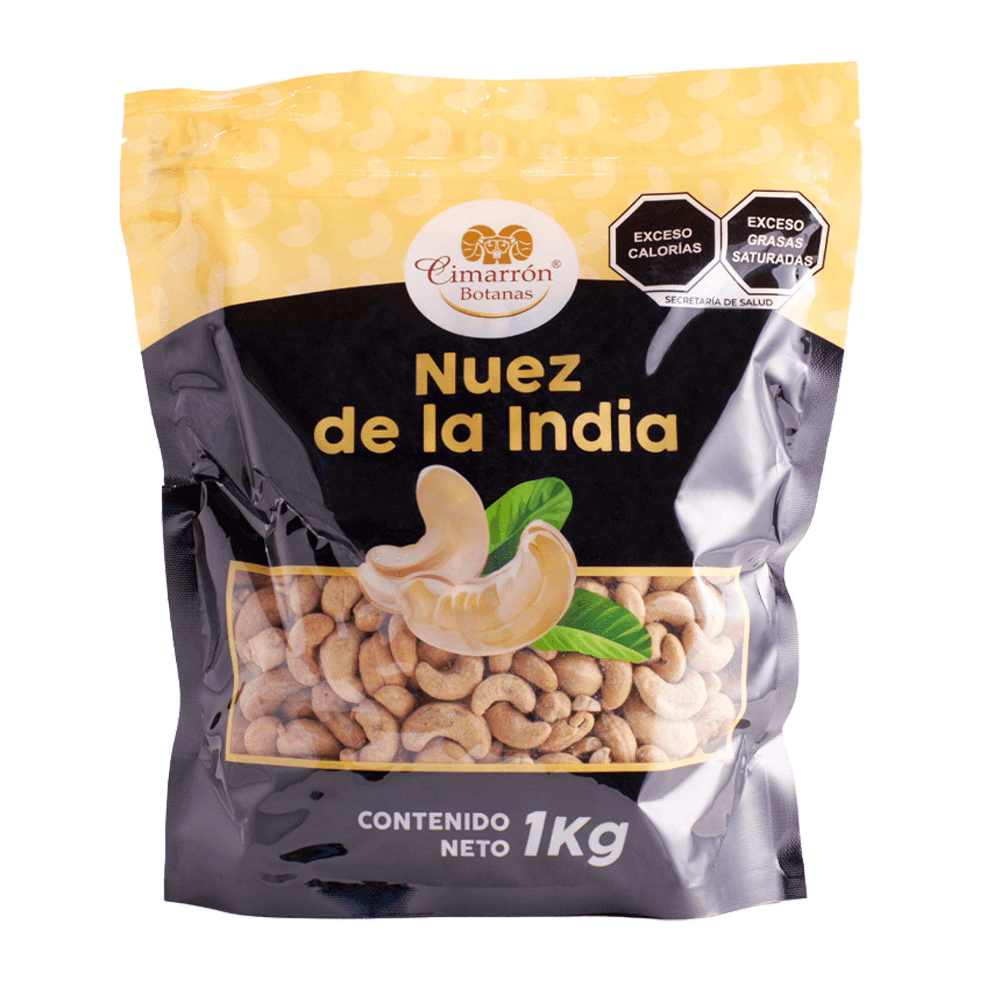 Nuez de la india salada y tostada Cimarrón, 1kg | Walmart en línea