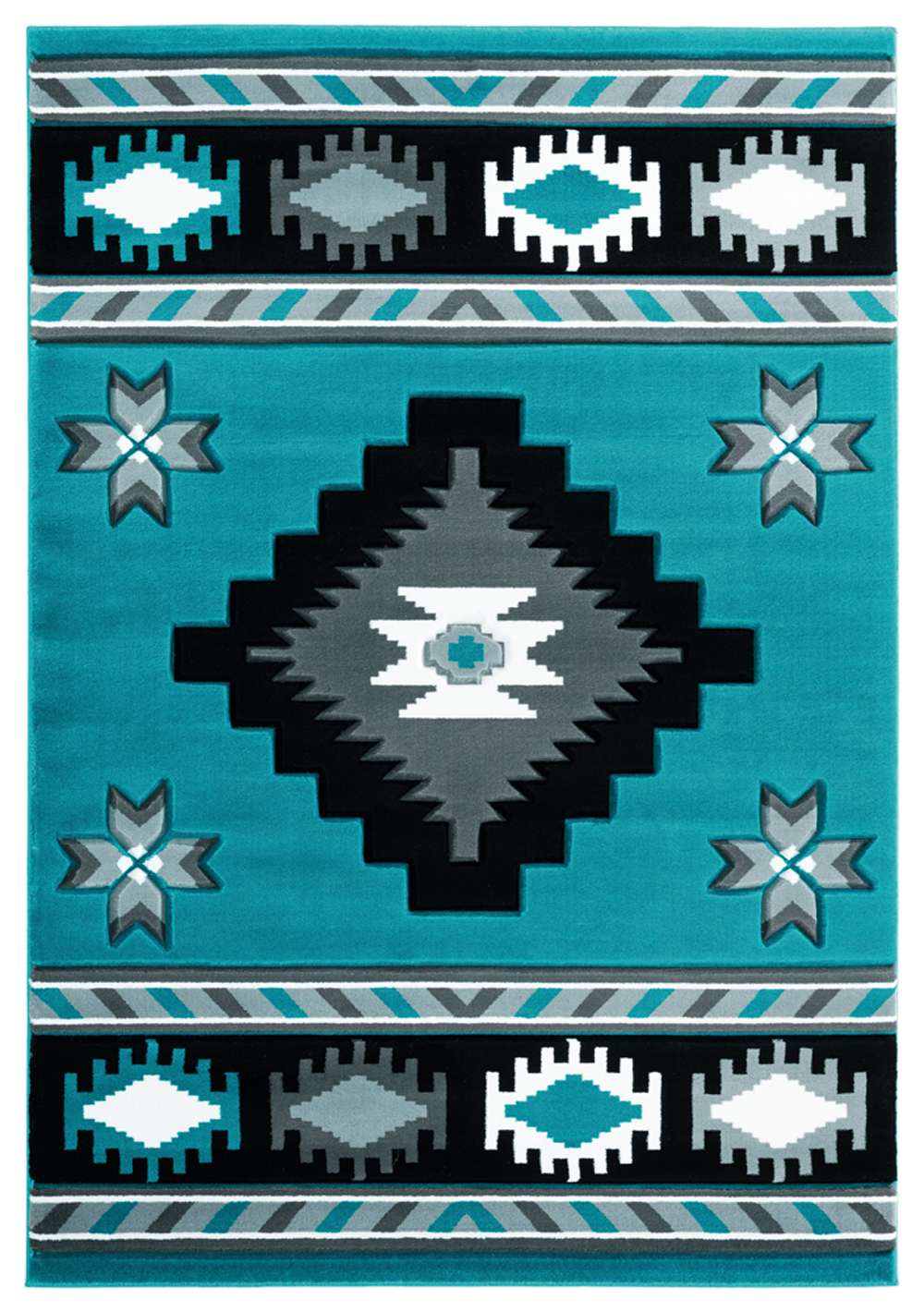 United Weavers Bristol Area Rug 2050 10469 Caliente Turquoise 1' 10" x ...