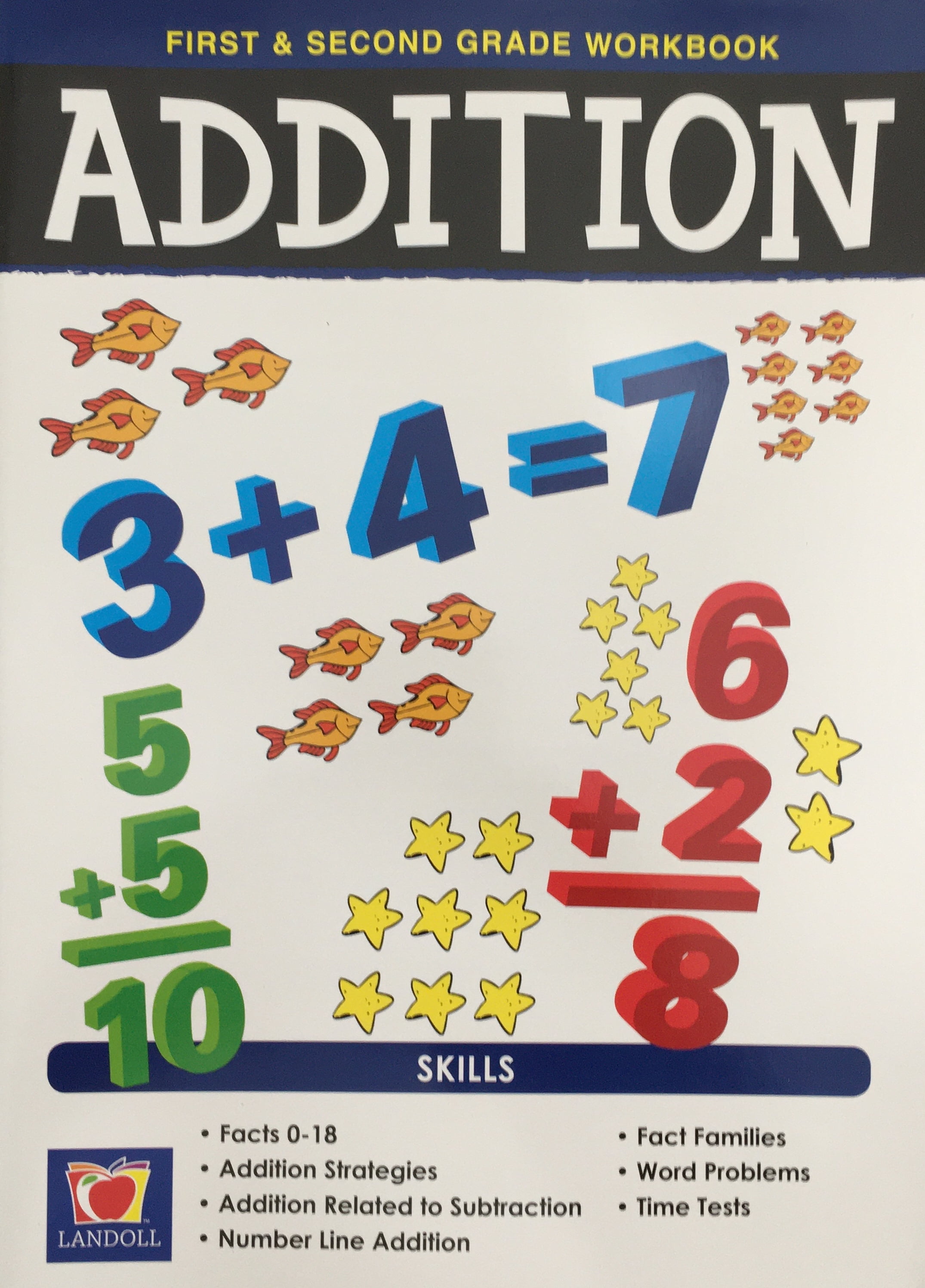 Addition First & Second Grade Workbook - Walmart.com