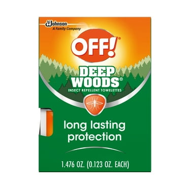 OFF! Deep Woods Individually Wrapped DEET Bug & Mosquito Repellent ...