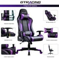 GTPLAYER Gaming Chair with Bluetooth Speakers Home Office Computer ...