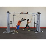 Body-Solid Cable Crossover Pulley Machine - 160 lb. Weight Stacks ...