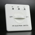 Masteelf White PC Material Three-speed Fan Switch for Air Conditioning ...