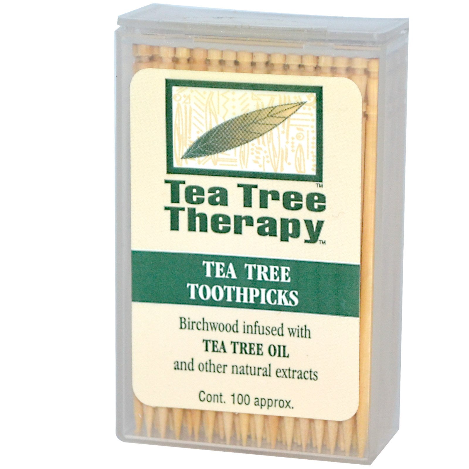 Tea Tree Therapy Mint Toothpicks 100 Ct - Walmart.com