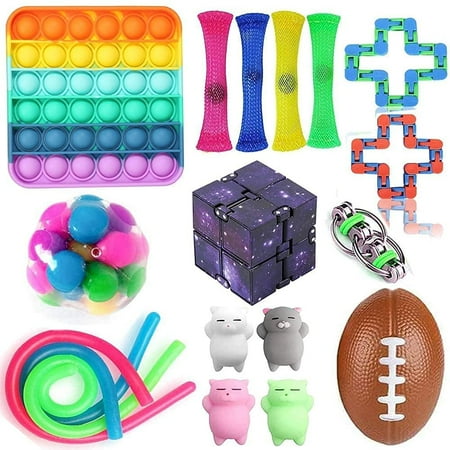 Sensory Toys Set, Stress and Anxiety Fidget Toy for Children Adults ...
