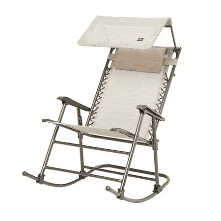 Bliss Hammocks Deluxe Rocking Chair with Canopy & Pillow, Sand - Walmart.ca