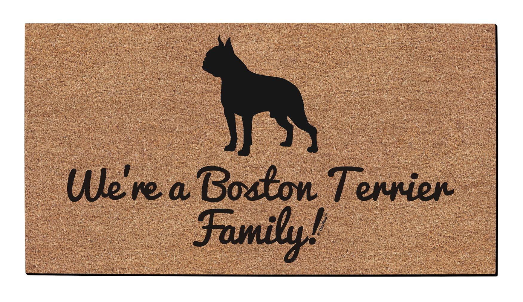 ThisWear Boston Terrier Mom We're A Boston Terrier Family New Home ...