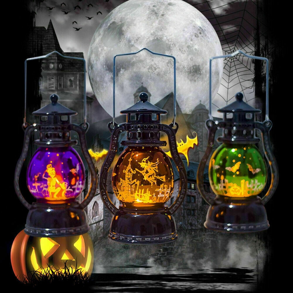 Halloween Portable Lantern Handheld Halloween Lamp Lantern Halloween ...