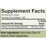 Nature's Answer Vitamin D3 Drops, 0.5 Fl Oz - Walmart.com