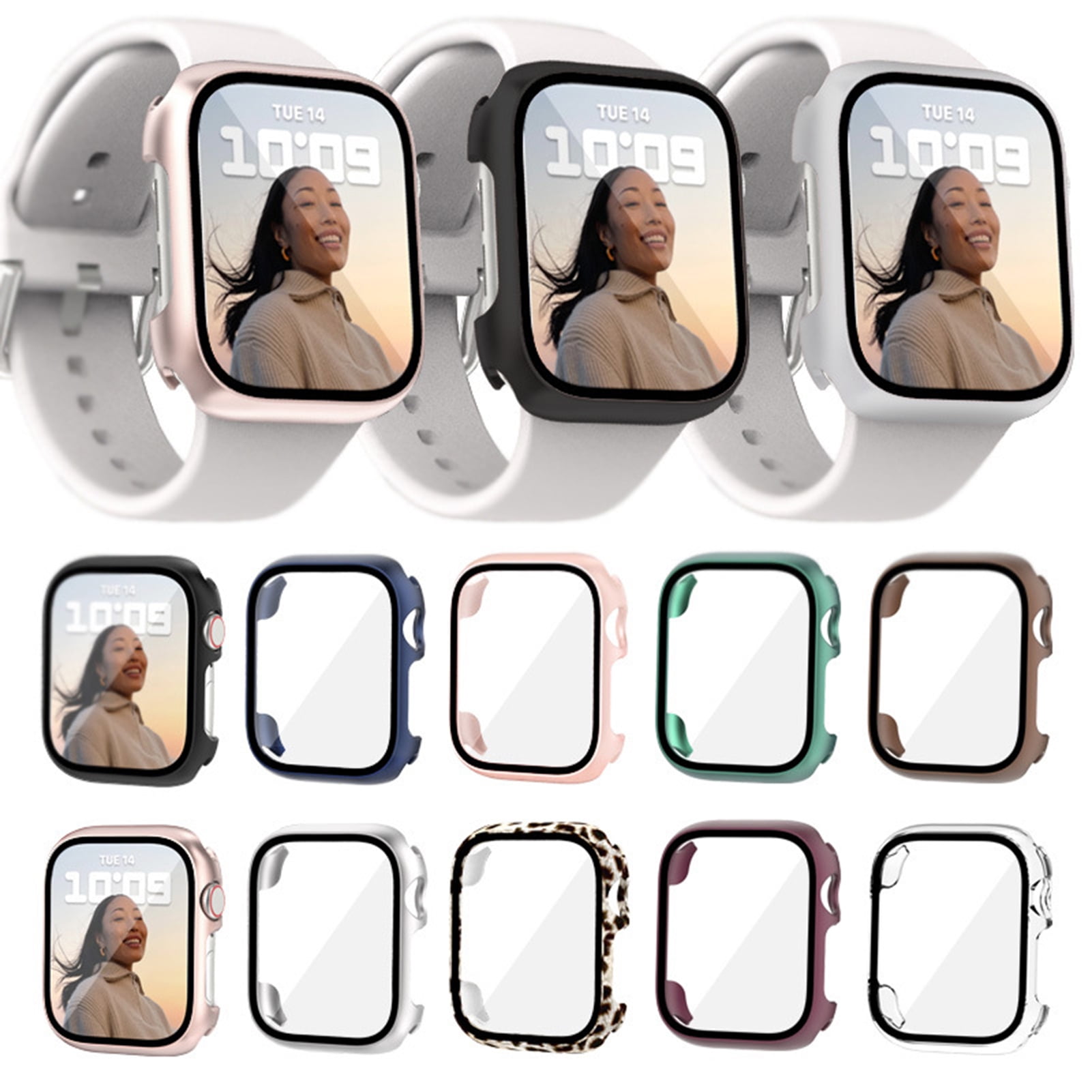 Fairnull Watch Protective Cover Ergonomic Dust-proof Drop-proof Scratch ...