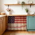 American Flag Vintage Small Cabinet Curtain 11''x13'', Farmhouse ...