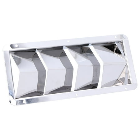 Herwey Boat Ventilation,Marine Louver Vent Grille Square 4 Slots Grid ...