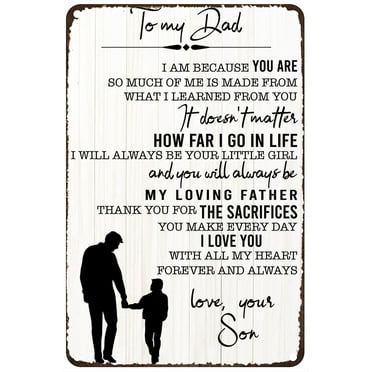 Metal DAD'S GARAGE Tin Sign Pop Pop's Shop/Dads Shed Wall Decor Dad ...