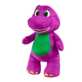 Fisher-Price Barney’s World Jumbo Barney Plush, 26-inch Figure, Large Scale & Soft Texture ...