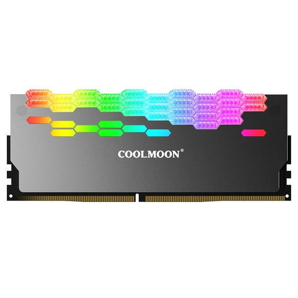 TB&W COOLMOON RA2 RAM Heat Sink Cooler ARGB Colorful Heat Spreader for ...