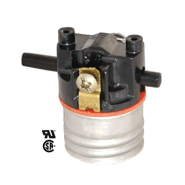 B&P Lamp® Push Thru Socket Interior, No Paper Insulator - Walmart.com ...