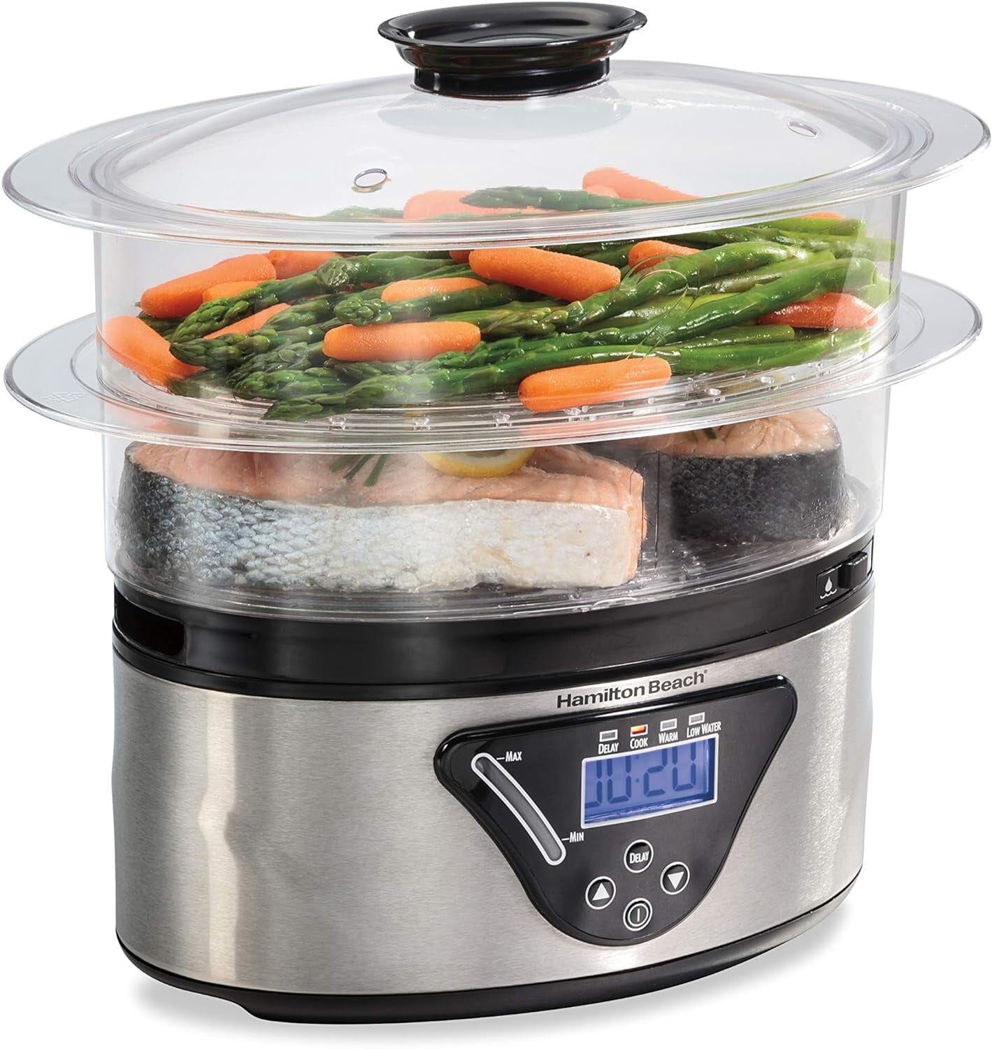 Restored Hamilton Beach Digital Food Steamer, Vegetable Steamer and ...