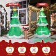 Zimtown 7ft Inflatable Christmas Tree Decoration,Blow-up Tree with ...