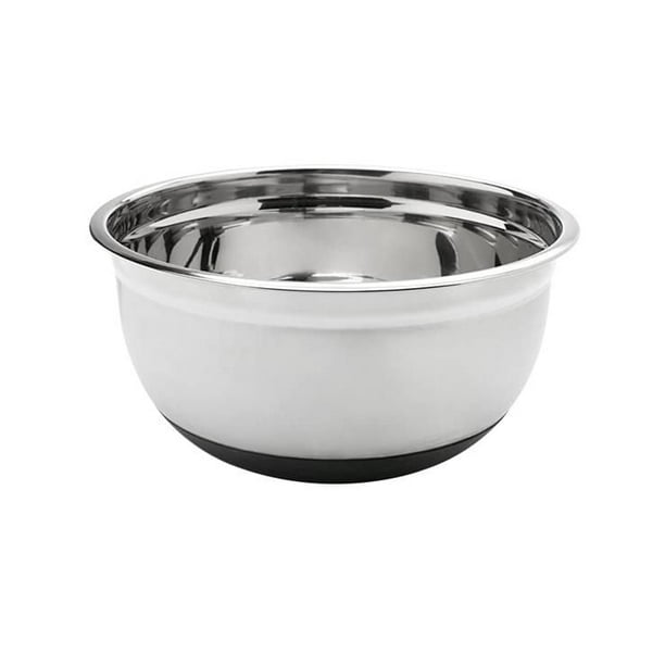 Mainstays Stainless steel Mixing bowl with Non Skid Bottom, 5Qt, 5QT ...
