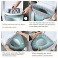 Dual-Color Washable Toilet Seat Cover - Extra Thick for Winter Comfort ...
