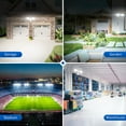 SANSI 90W 10000LM LED Motion Sensor Outdoor Security Light, 5000K, IP65 ...