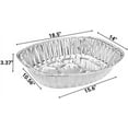 VeZee Disposable Oval Roasting Pan - Durable Turkey Roaster Pans Extra ...