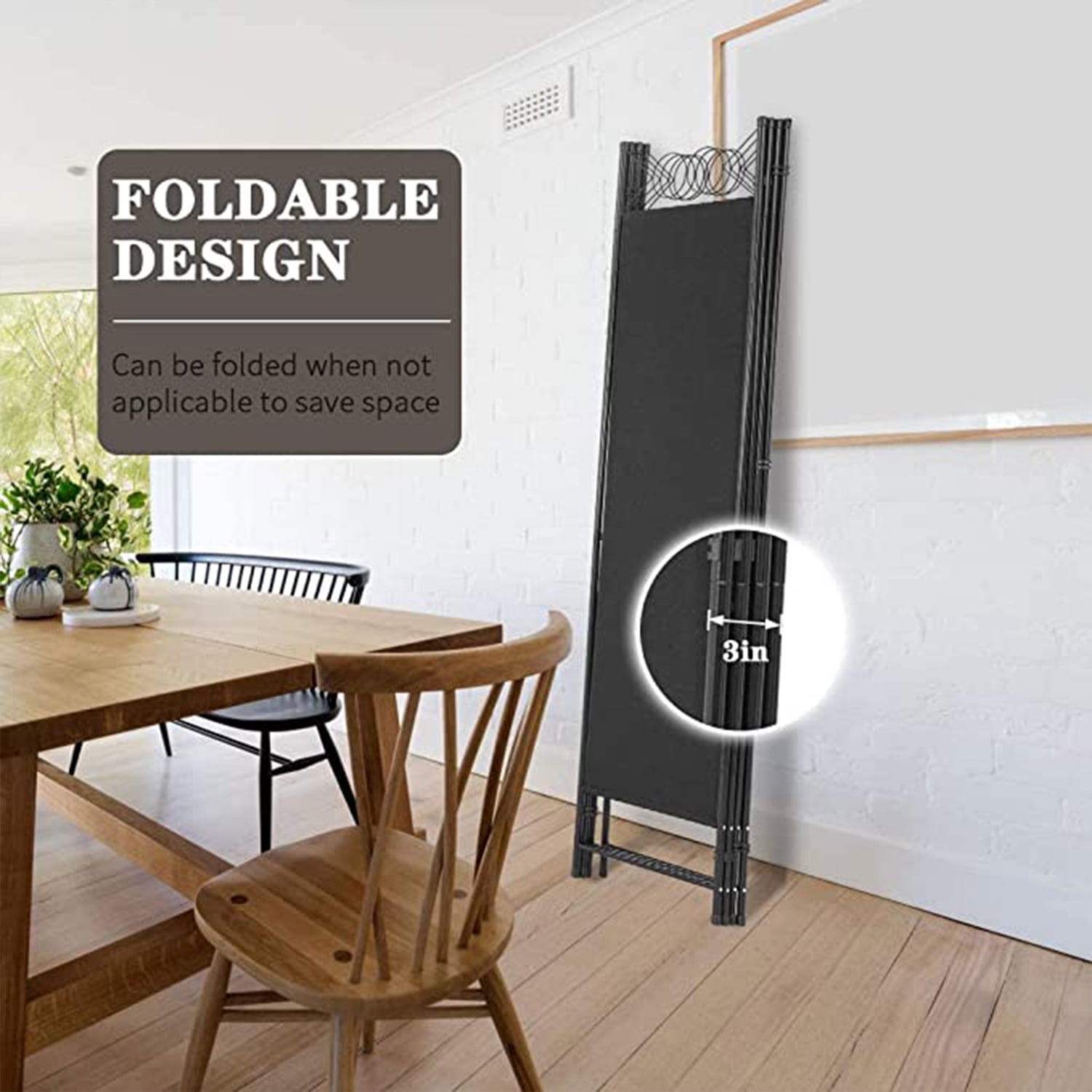 Portable Folding Privacy Screen - 4 Panel Room Philippines | Ubuy