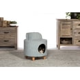 Prevue Pet Products Kitty Power Paws Plush Hollywood Chair Gray 7382 ...