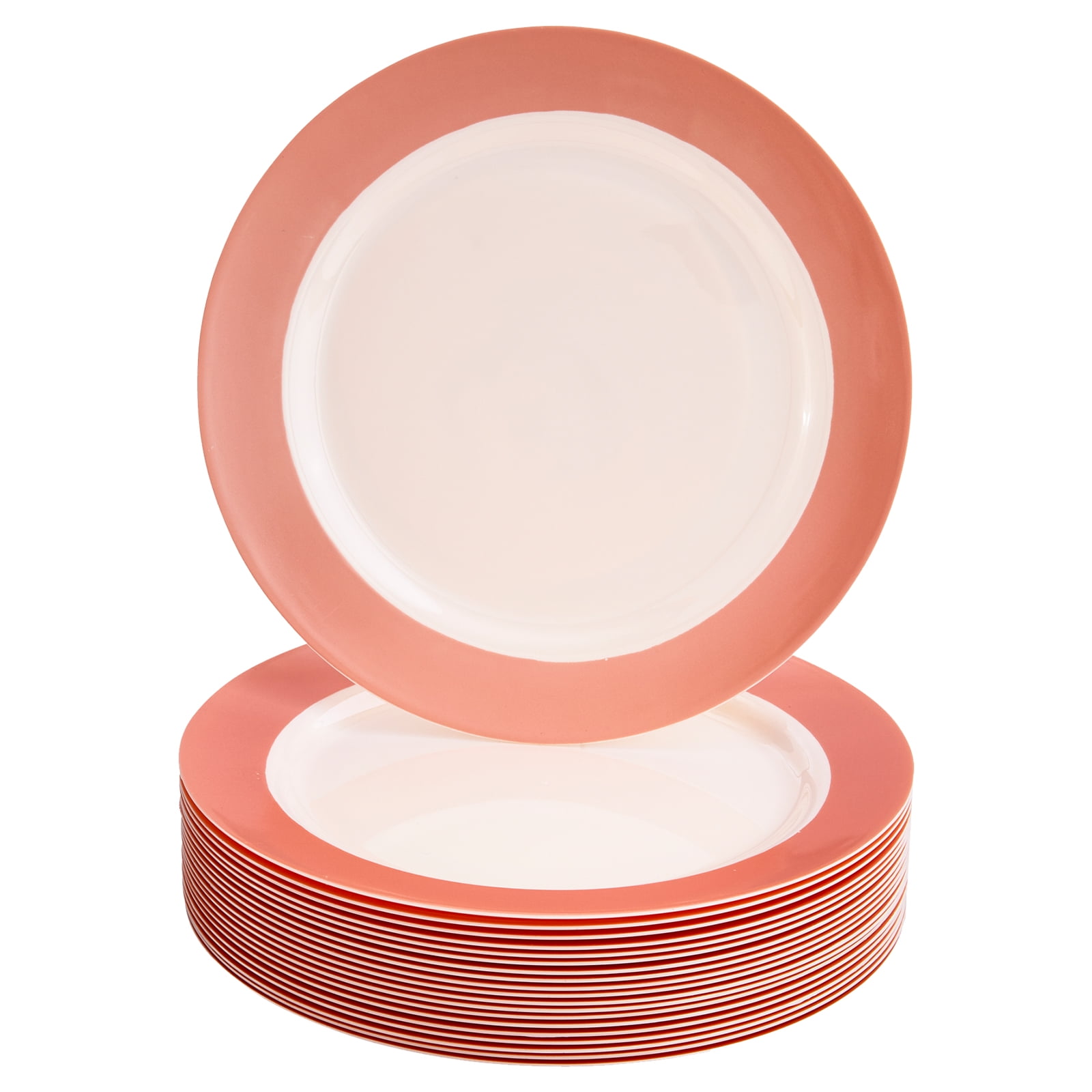 DISPOSABLE SIDE PLATES | Heavy Duty Plastic Cake Plates | Elegant Fine ...