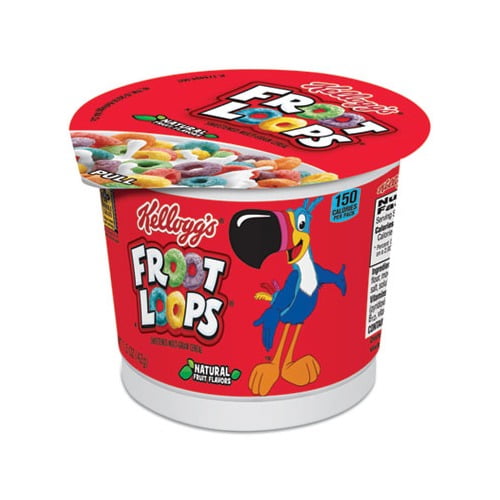 Froot Loops Breakfast Cereal Single-Serve 1.5 oz Cup, 6/Box - Walmart.com