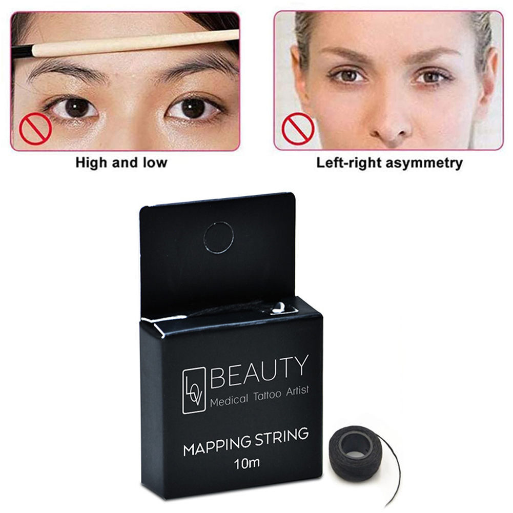 Buy Microblading Tattoo Brows Point Pre Inked PMU String for Mapping ...