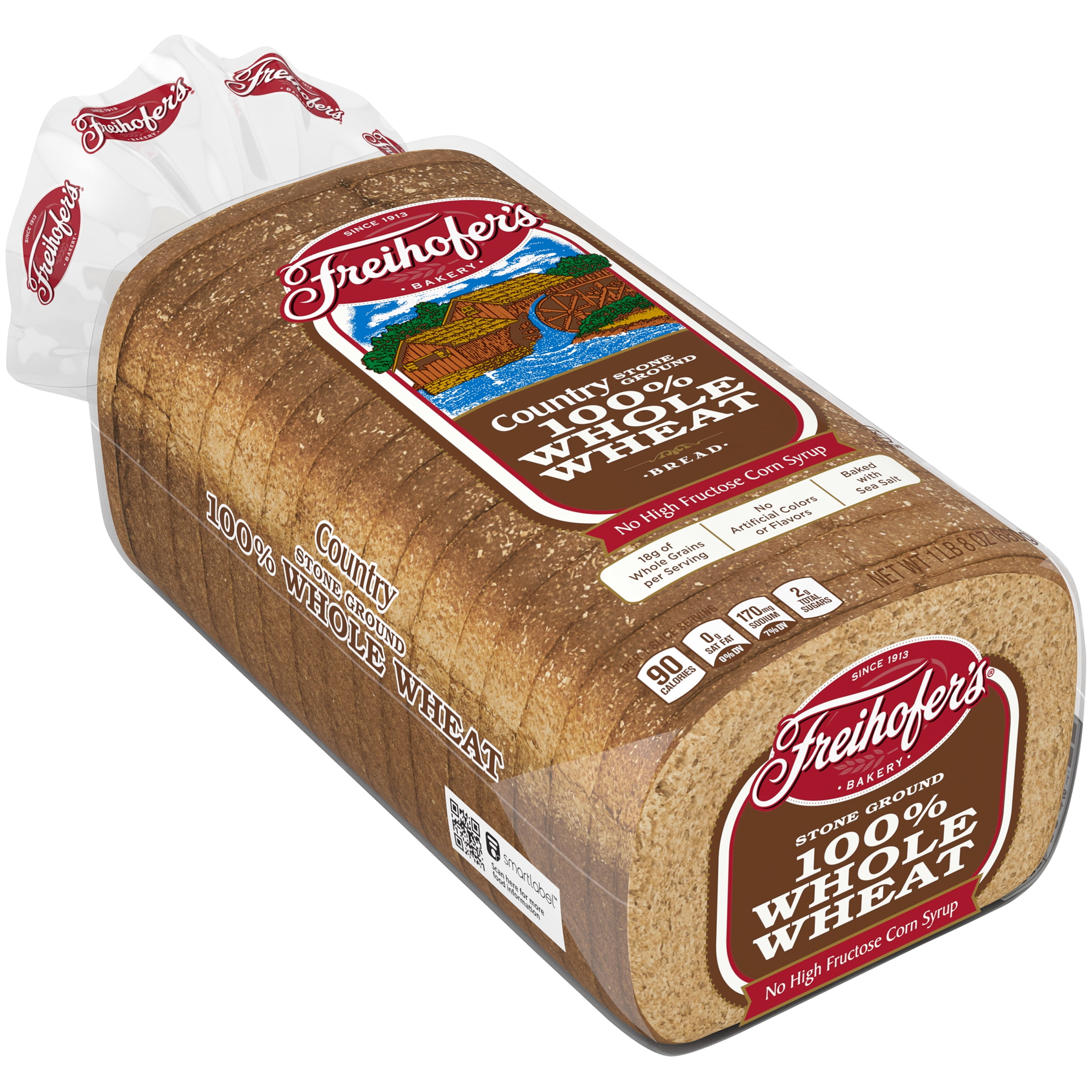 Freihofer S 100 Whole Wheat Bread Nutrition Facts | Besto Blog
