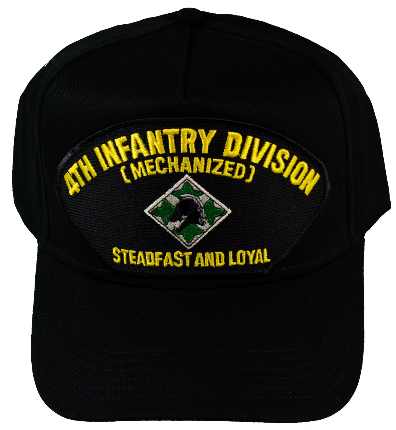 4TH ID Infantry Division (MECHANIZED) Steadfast and Loyal HAT - Black ...