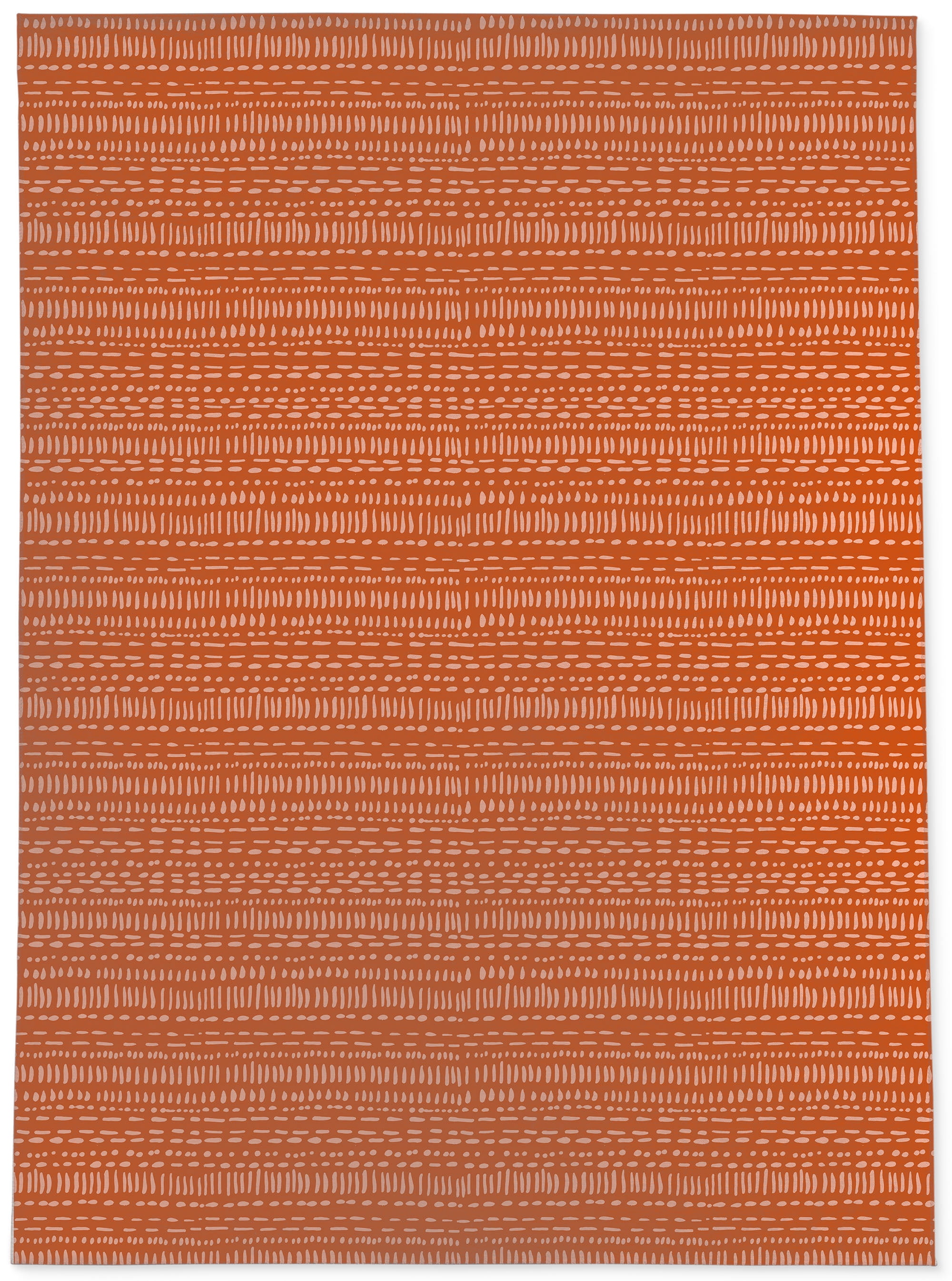 Tribal Dance Terracotta Area Rug by Kavka Designs - Walmart.com