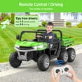 24V 2-Seater Kids Ride On Dump Truck, Electric UTV with Remote Control ...