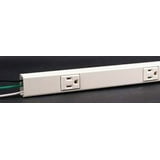 Plugmold Multi Outlet Strip 10 Single 15 Amp Outlets Steel Ivory ...