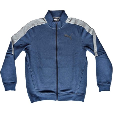 PUMA Men s Fleece Track Jacket (Peacoat HTR, Large) | Walmart Canada