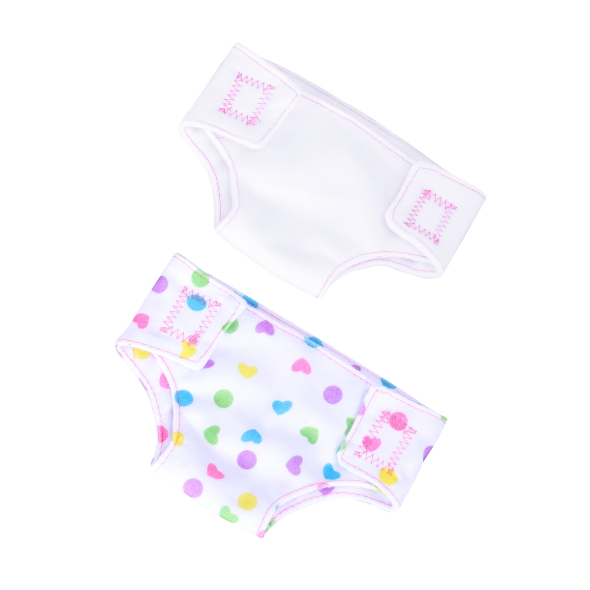 Click here for Pixnor 2pcs Doll Diapers Adjustable Cute Breathabl... prices