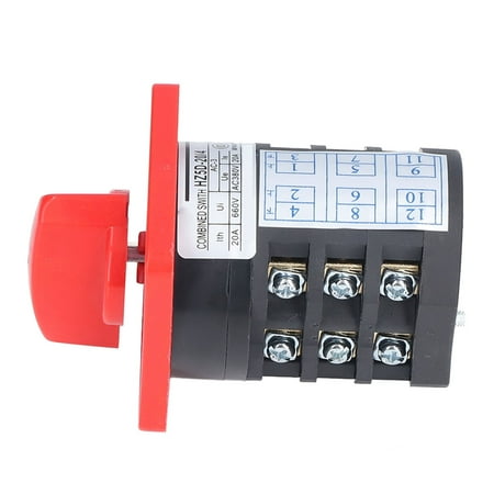 Ecomeon Power Switch,3 Position Switch,BERM Changeover Switch Knob 3 ...