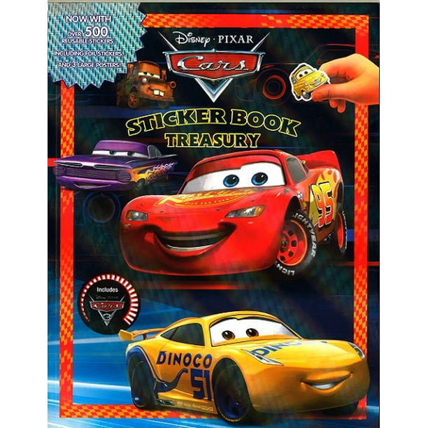 Sticker Book Treasury (Disney/Pixar Cars) - Walmart.com