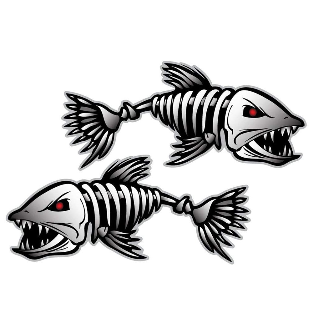 Fishbone Vinyl Decal