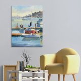 Kay Carlson Sausalito Canvas Art Print - Nautical Themed 36 - Walmart.com