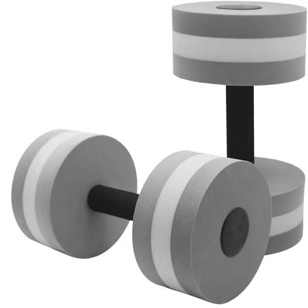 Baohd 1 Pair Water Aerobics Dumbbell Aquatic Float EVA Elastic Barbell ...
