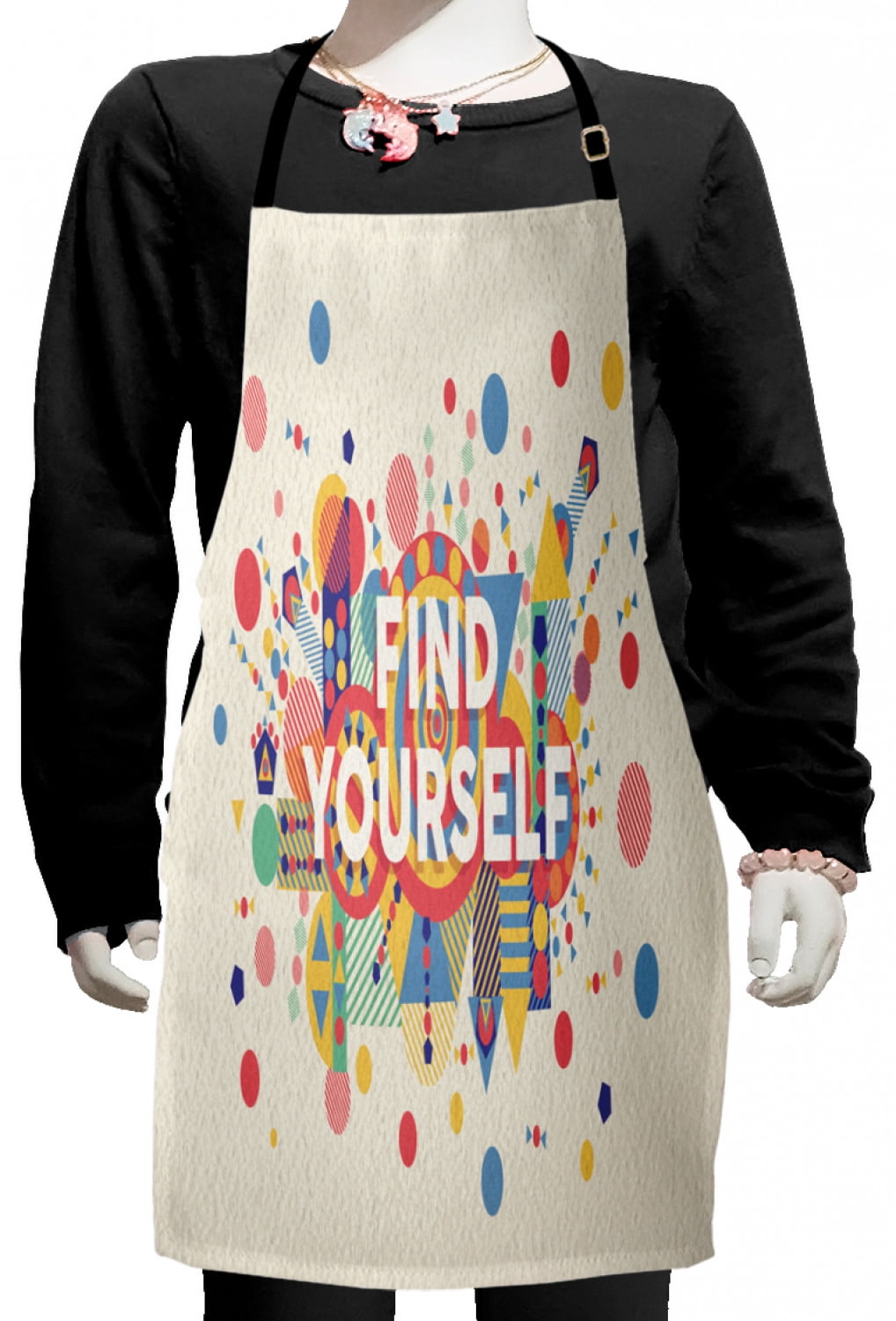 Saying Kids Apron, Find Yourself Colorful Typographical Poster Style ...