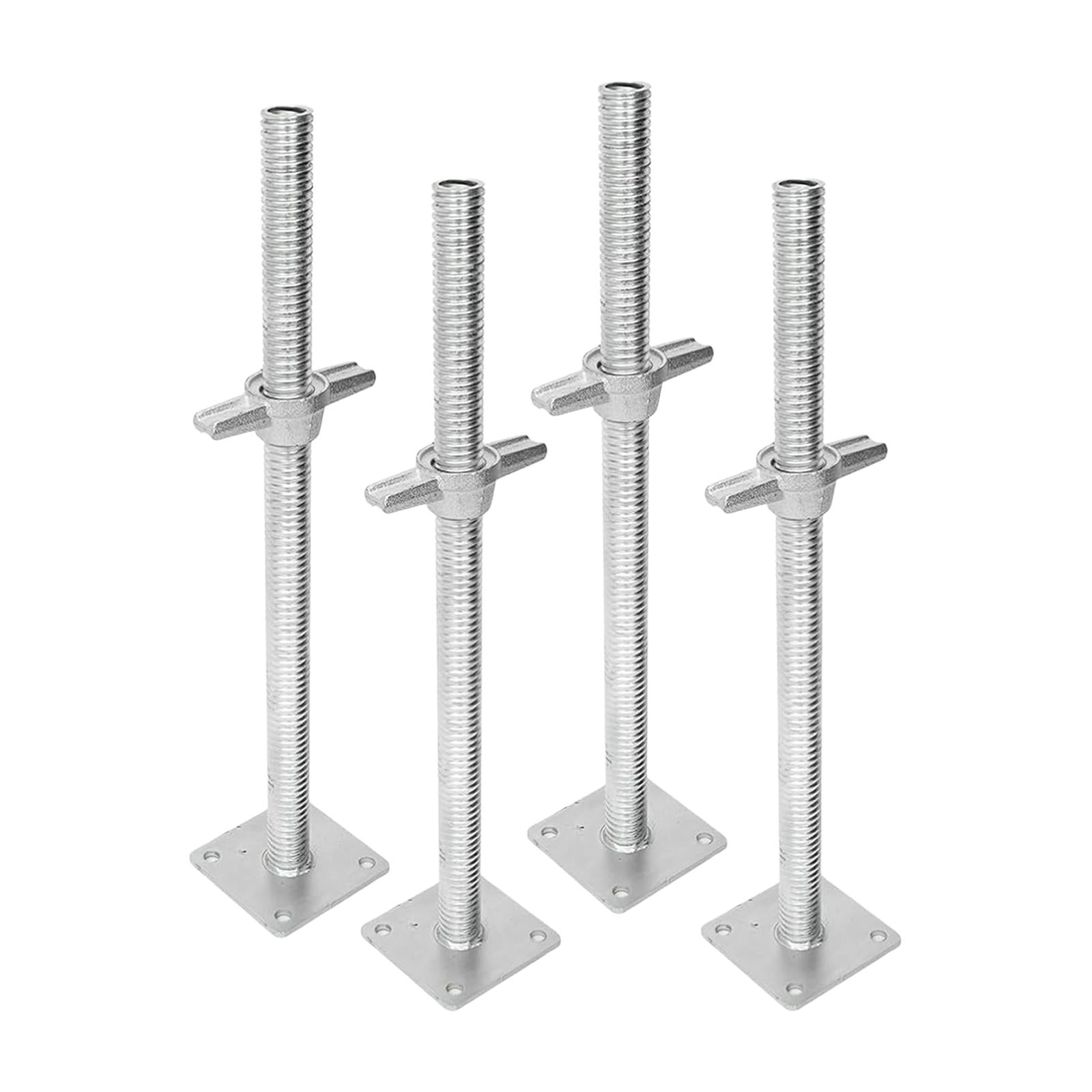 Juego de niveladoras ajustables de 30 cm para andamios, con tuerca de ...