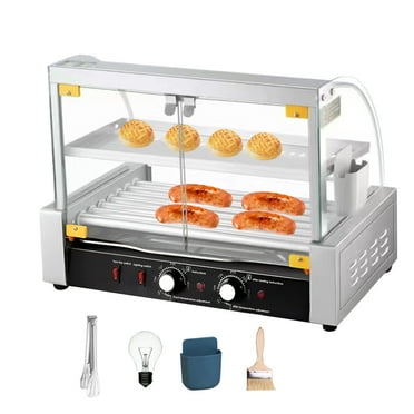 PartyHut Electric Hotdog Grill Cooker & Rotating Roller Machine for 30 ...